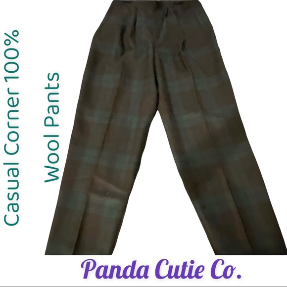 Casual Corner | Pants & Jumpsuits | 2 For 9 Casual Corner 10 Wool Plaid ...